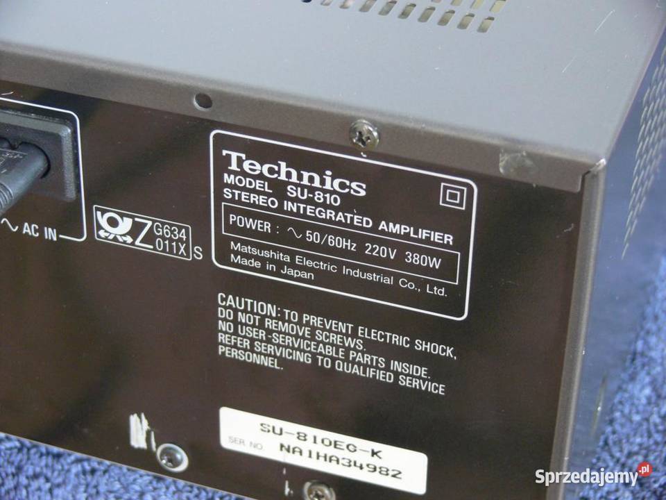 Wzmacniacz Technics SU-810 sprawny, 380 wat. WYSYŁKA. Jasło - Sprzedajemy.pl
