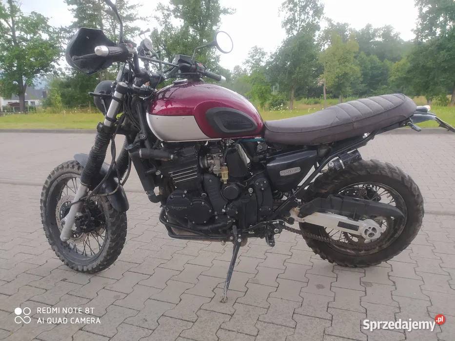 Triumph scrambler 885 t400 Tiger cafe racer custom Mysłakowice ...