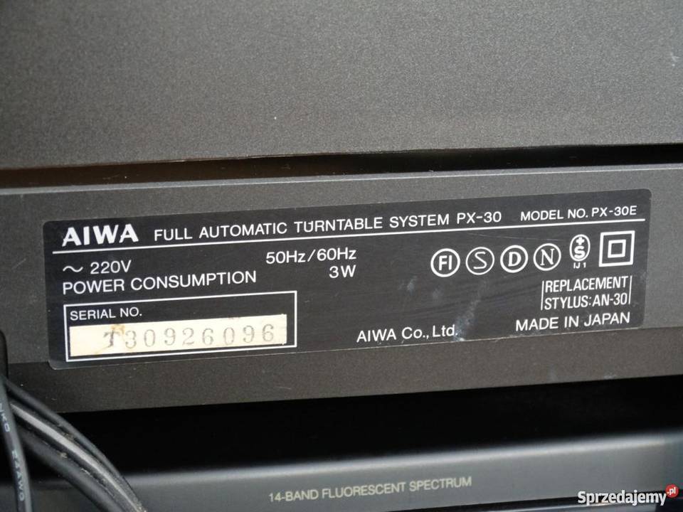 Gramofon Aiwa PX-30 automat sprawny WYSYŁKA. Jasło - Sprzedajemy.pl