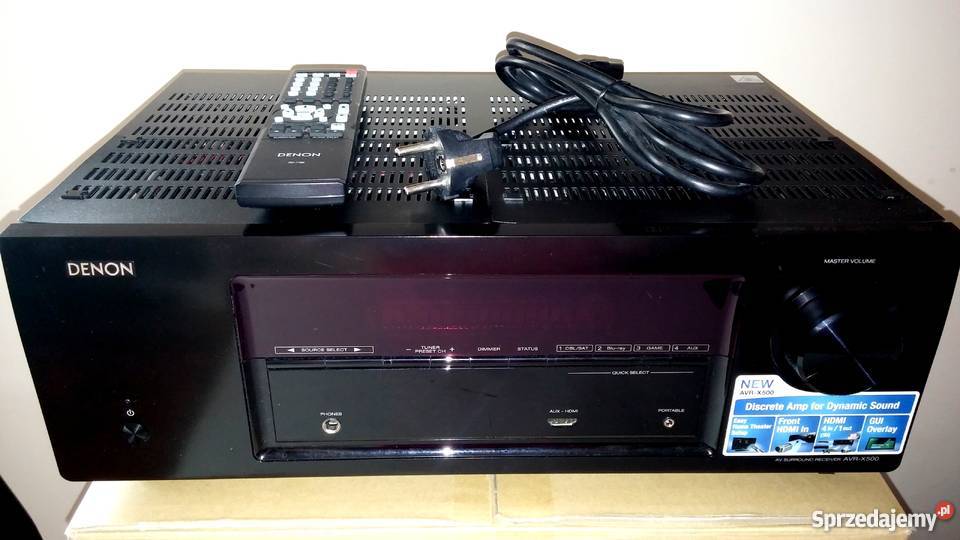AMPLITUNER DENON AVR-X500 NOWY IDEALNY DŹWIĘK!! Warszawa - Sprzedajemy.pl