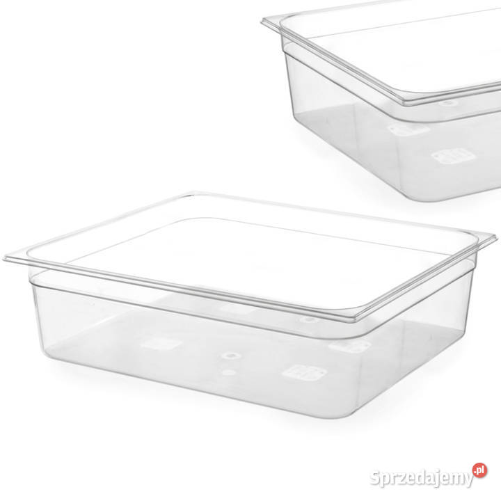 Pojemnik GN półprzeźroczysty z poliwęglanu GN 2/1 wys. 200 mm qmx Zabrze - Sprzedajemy.pl