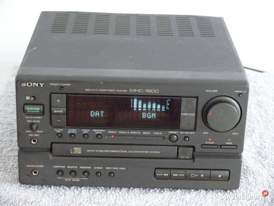 Wzmacniacz Sony HCD-H1600 korektor. WYSYŁKA. Jasło - Sprzedajemy.pl