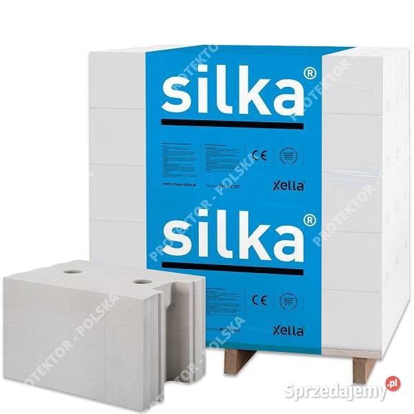 Silka e24 mocny silikat bloczek budowy ścian ścienny Xella Lublin - Sprzedajemy.pl