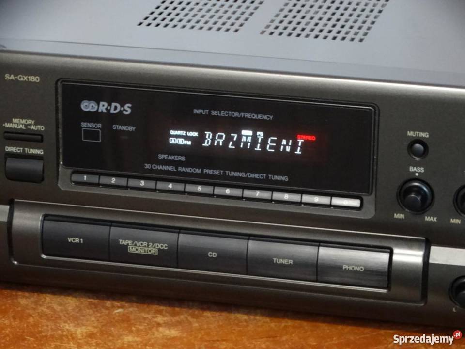 Wzmacniacz z radiem Technics SA-GX180 mocny..WYSYŁKA. Jasło - Sprzedajemy.pl