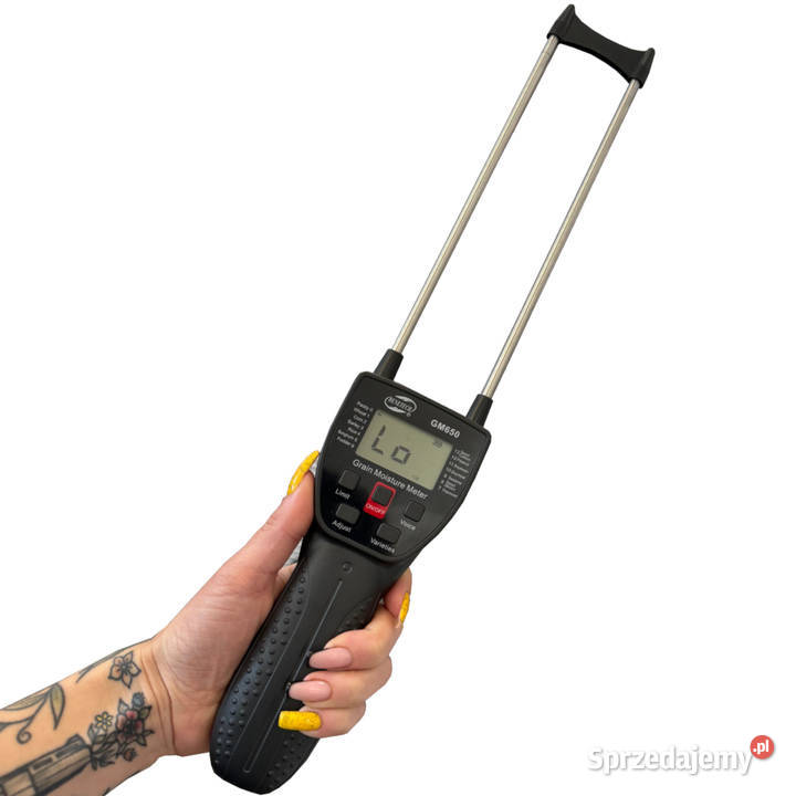 TERMOHIGROMETR GM650 HIGROMETR MIERNIK WILGOTNOŚCI DO MATERIAŁÓW ...