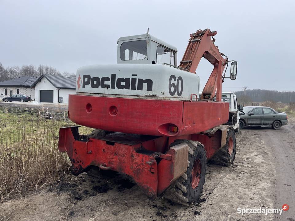 Koparka Kołowa CASE POCLAIN nie Atlas SUPER STAN *JOYSTICK Brzozówka ...