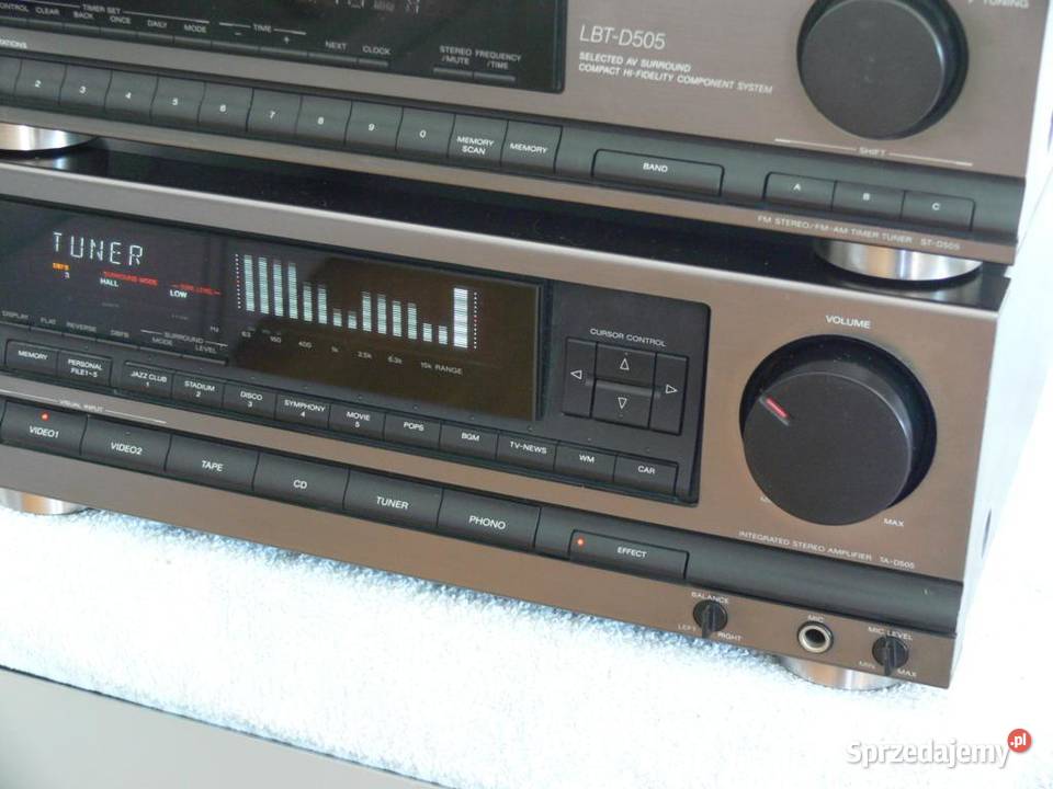 Wzmacniacz, korektor i tuner Sony LBT-D505. WYSYŁKA Jasło - Sprzedajemy.pl