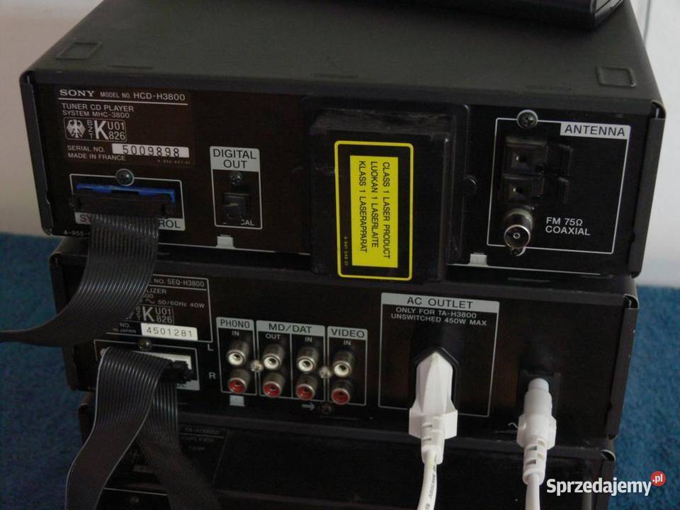 Wieża Sony MHC-3800.pilot korektor. WYSYŁKA. Katowice - Sprzedajemy.pl