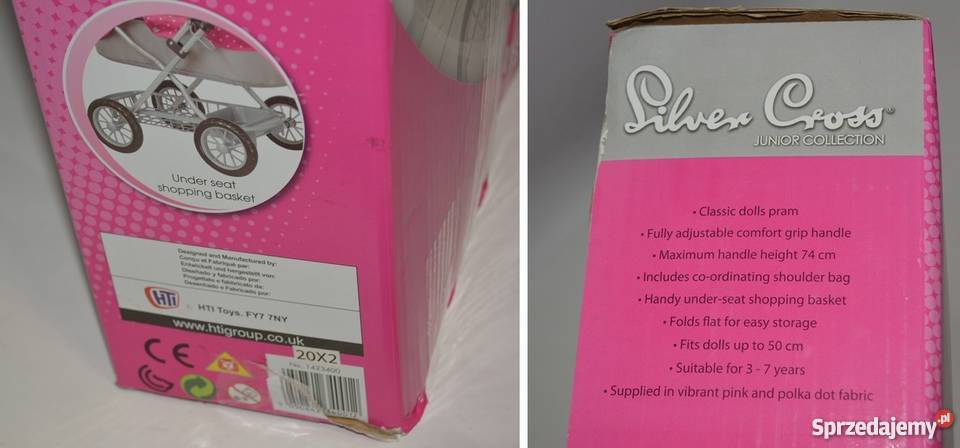 Wózek dla lalek Silver Cross Ranger Pram gondola Rewal - Sprzedajemy.pl