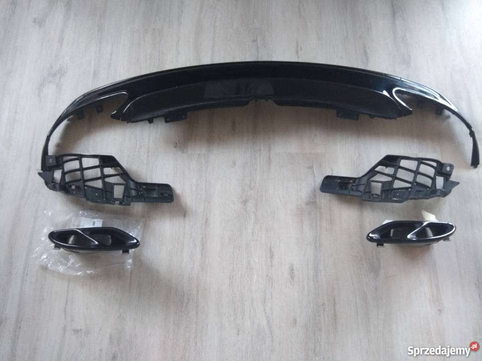 UNIKAT Dyfuzor, końcówki wydechu,uchwyty CLA AMG lift black Poznań ...