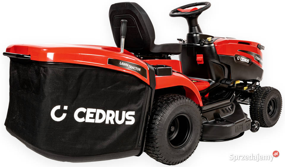 CEDRUS C-TRAC 102HC-300 LUX TRAKTOREK OGRODOWY DO TRAWY Z TYLNYM WYRZUTEM… Opalenica ...