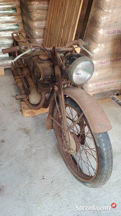 DKW RT 125 W rok 1950 Trapez Oryginał Auto Union Wanderer, wsk, nsu ...