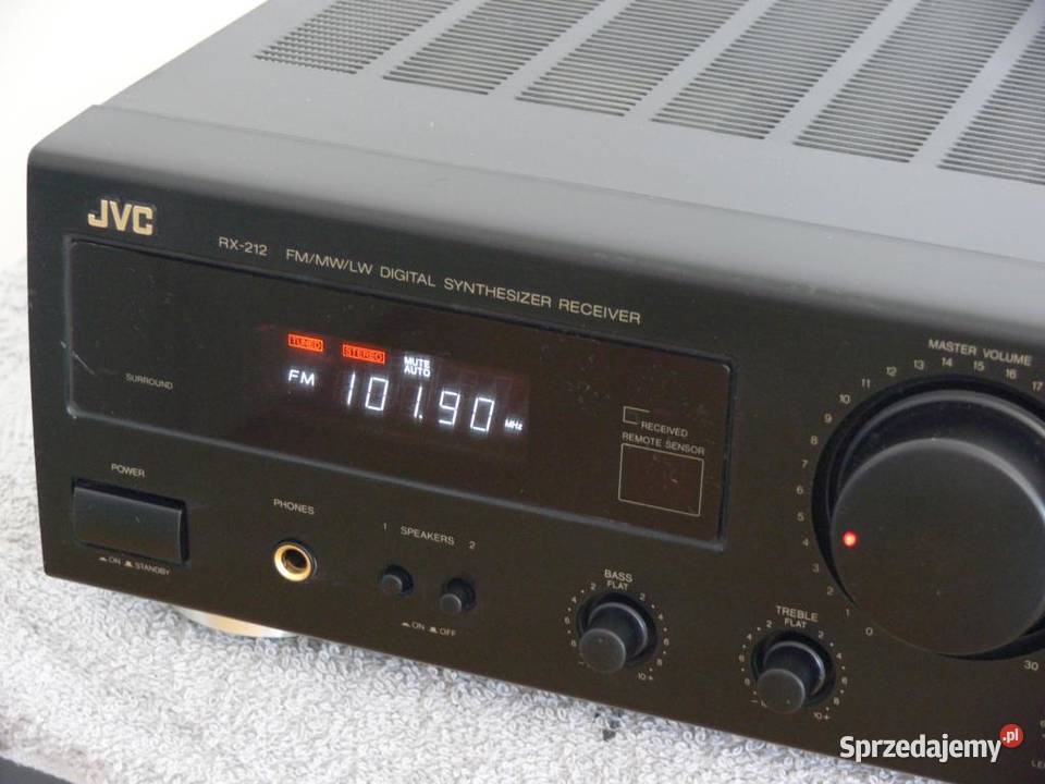 Amplituner JVC RX-212 mocny i sprawny. WYSYŁKA. Jasło - Sprzedajemy.pl