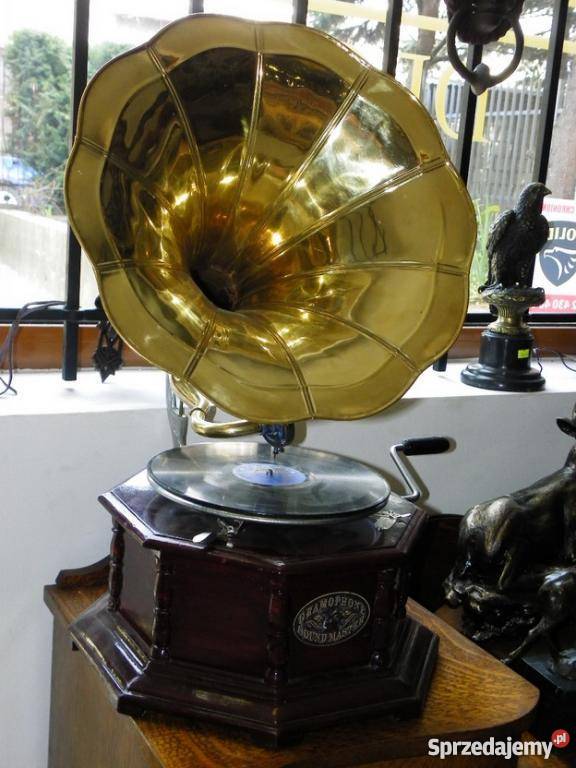 GRAMOFON - PATEFON - 8 kat - MAHOŃ - SPRAWNY 100% Kraków - Sprzedajemy.pl
