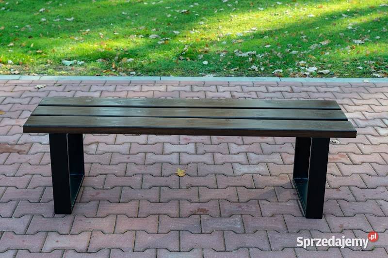 Ławka miejska parkowa ogrodowa bez oparcia 180cm W159 Kraków ... Ławka miejska parkowa ogrodowa bez oparcia 180cm W159 Kraków ...