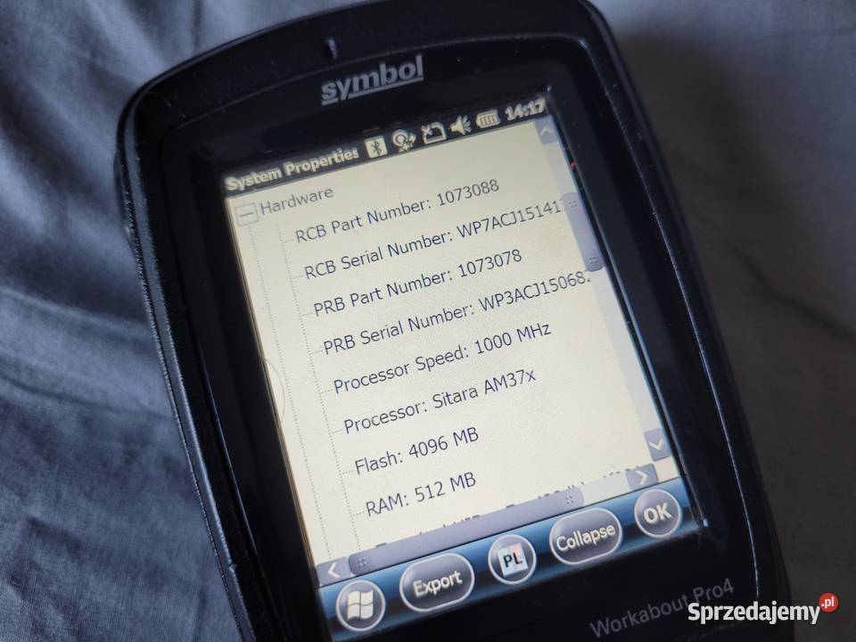 Psion Workabout Pro4 kontroler GNSS GPS SurvCE Kraków - Sprzedajemy.pl