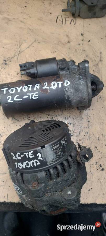 TOYOTA AVENSIS T22 2,0TD 2C-TE rozrusznik alternator Kielce ...