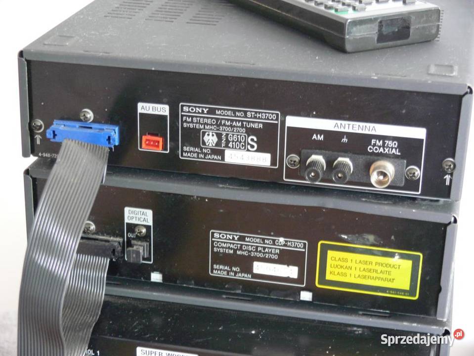 Wieża Sony MHC-3700 pilot. Mocna. WYSYŁKA. Jasło - Sprzedajemy.pl