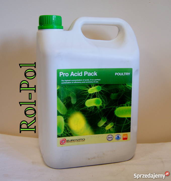 Pro Acid Pack POULTRY bakteriobójczy i zakwaszający Drób kury brojlery ...