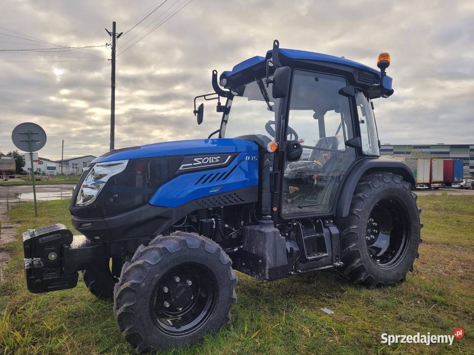 Ciągnik sadowniczy SOLIS 75KM 4x4 4cylindry licencja Yanmar Nowy ...