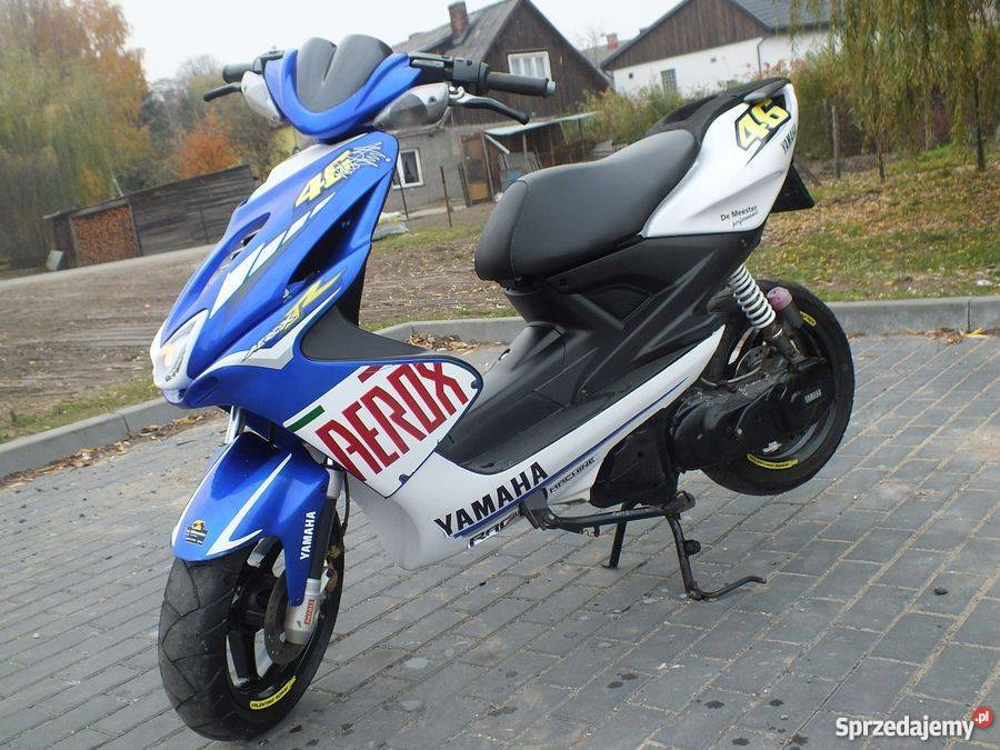 Skuter Yamaha Aerox 2007 tuning limitowany Valentino Rossi Tuchola ...