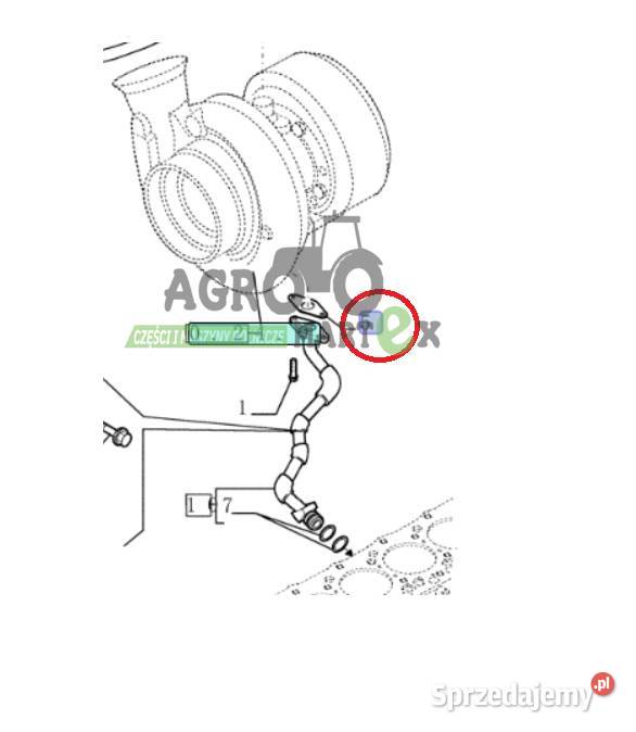 5802123628, 6901390, 4891288 USZCZELKA RURKI SPŁYWU CNH Wichrów ...