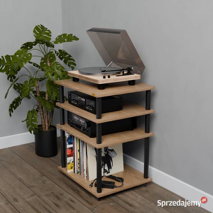 Regał hi-fi stolik audio szafka pod płyty winylowe gramofon Supraśl ... Regał hi-fi stolik audio szafka pod płyty winylowe gramofon Supraśl ...