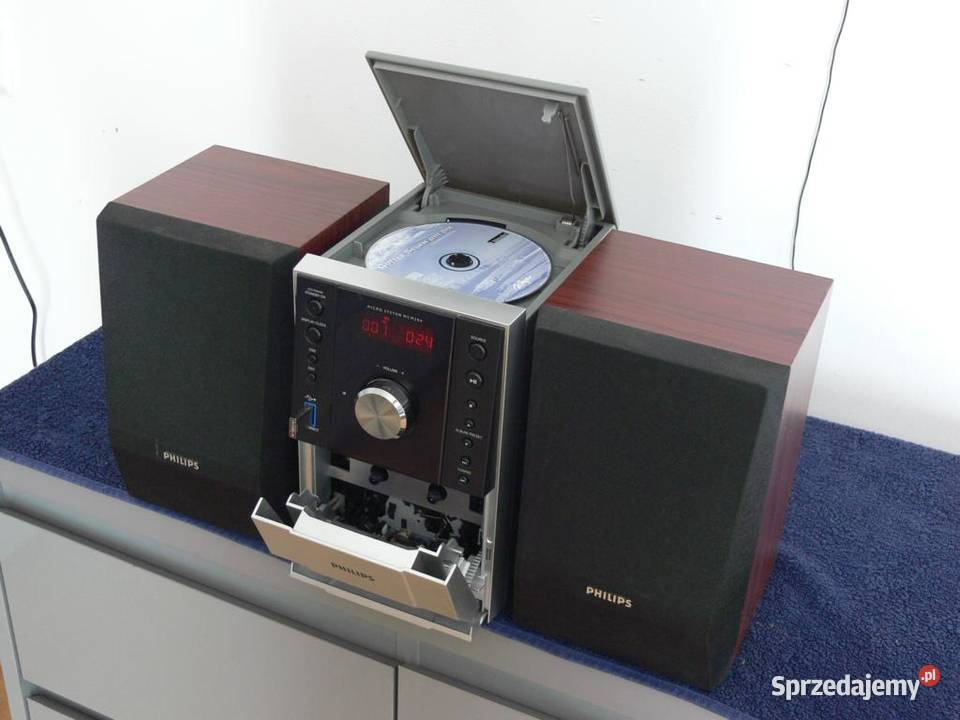 Wieża Philips USB mp3 CD AUX radio mag. WYSYŁKA. Jasło - Sprzedajemy.pl