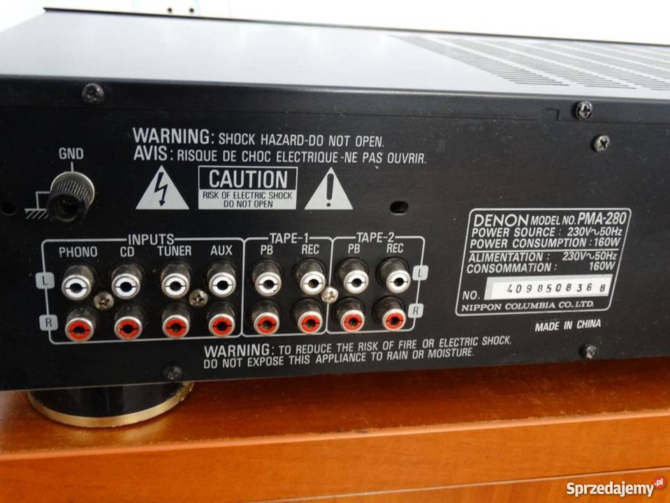 Wzmacniacz Denon PMA-280 mocny i sprawny.WYSYŁKA. Jasło - Sprzedajemy.pl