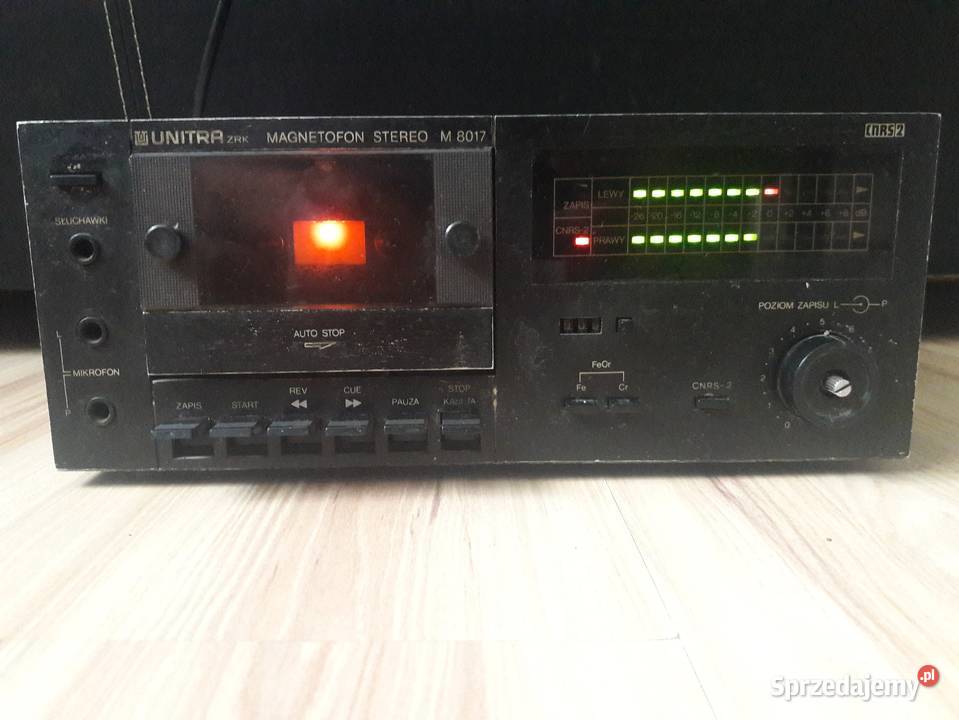 Magnetofon UNITRA ZRK M8017, Magnetofon Stereo, Kaseciak,PRL Gliwice ...