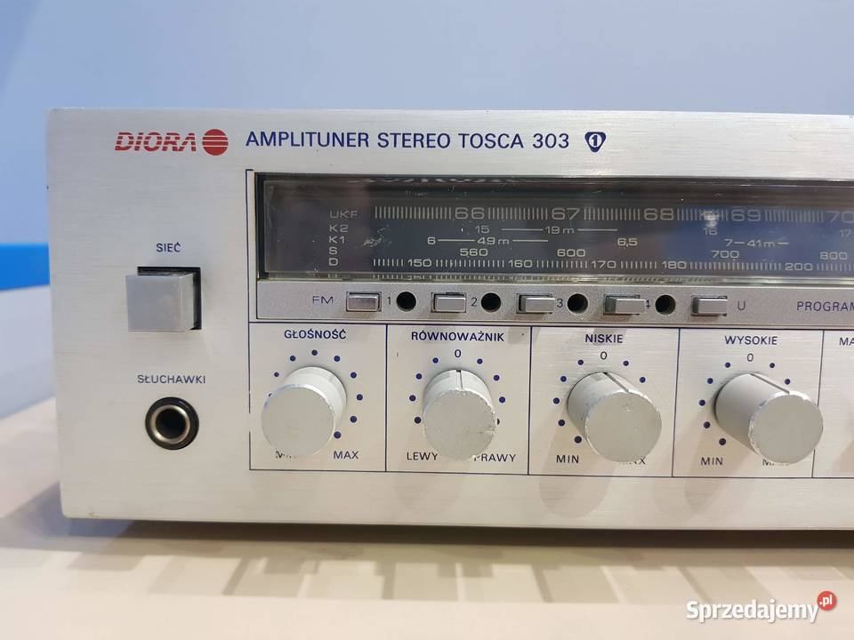 DIORA Amplituner Stereo TOSCA 303 Łapy - Sprzedajemy.pl