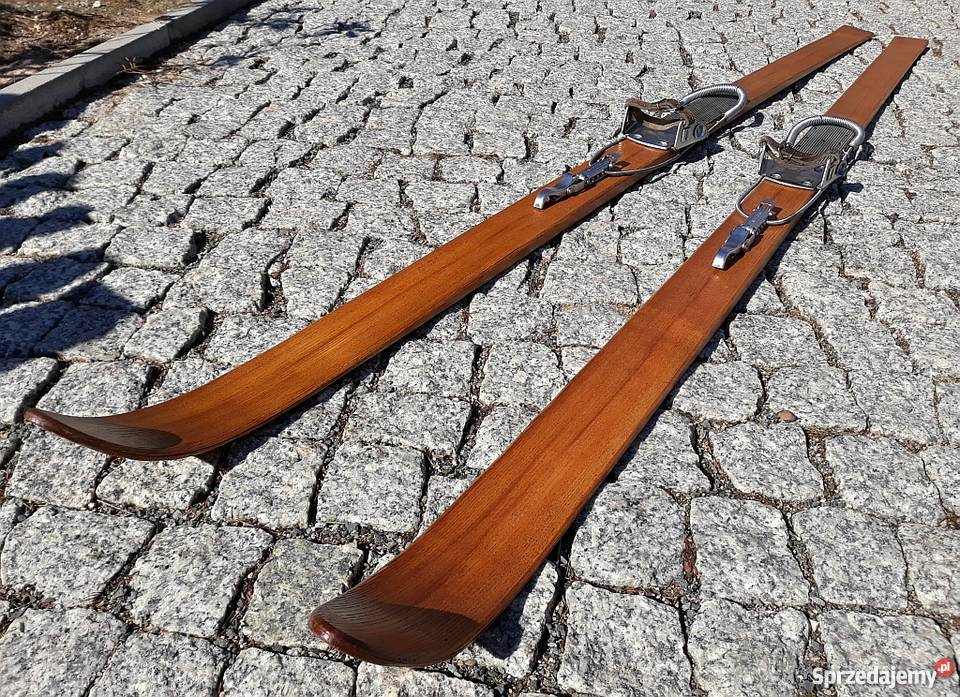 Stare drewniane narty Trusetal Szklarska Poręba - Sprzedajemy.pl