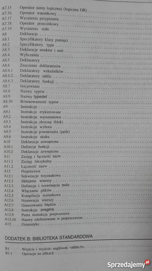 Klasyka Informatyki Język ANSI C, B.W.Kernigham, D.M.Ritchie Olsztyn ... Klasyka Informatyki Język ANSI C, B.W.Kernigham, D.M.Ritchie Olsztyn ...