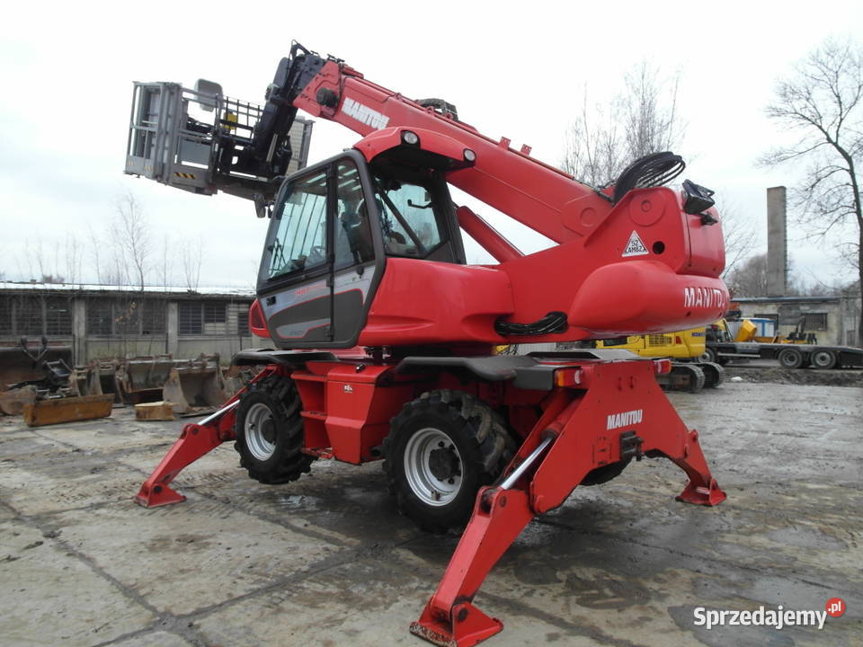 Manitou MRT 1840 obrotowa ładowarka teleskopowa kosz pilot Niepołomice ...