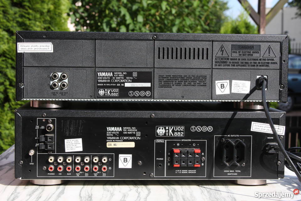 Amplituner Yamaha RX- 480RDS + Yamaha Stereo Cassette Deck KX-480 ...