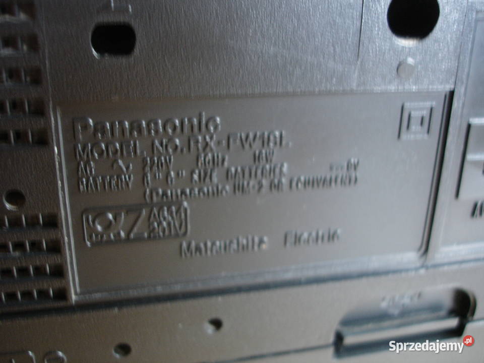 Radiomagnetofon PANASONIC RX-FW-18 (rezerwacja) Zielona Góra ...