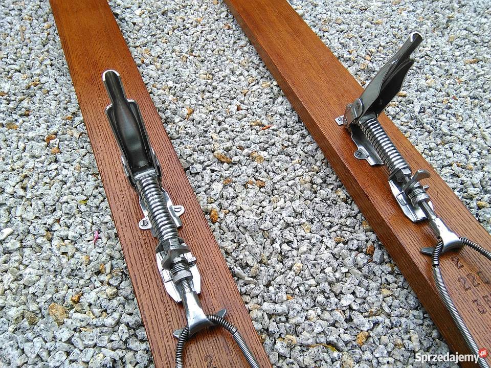 Stare drewniane narty Szklarska Poręba - Sprzedajemy.pl