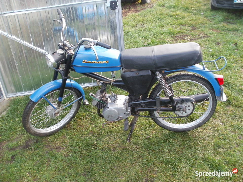 Romet Ogar T1 3 biegi z dokumentami OC biała tablica i Komar Żnin ...