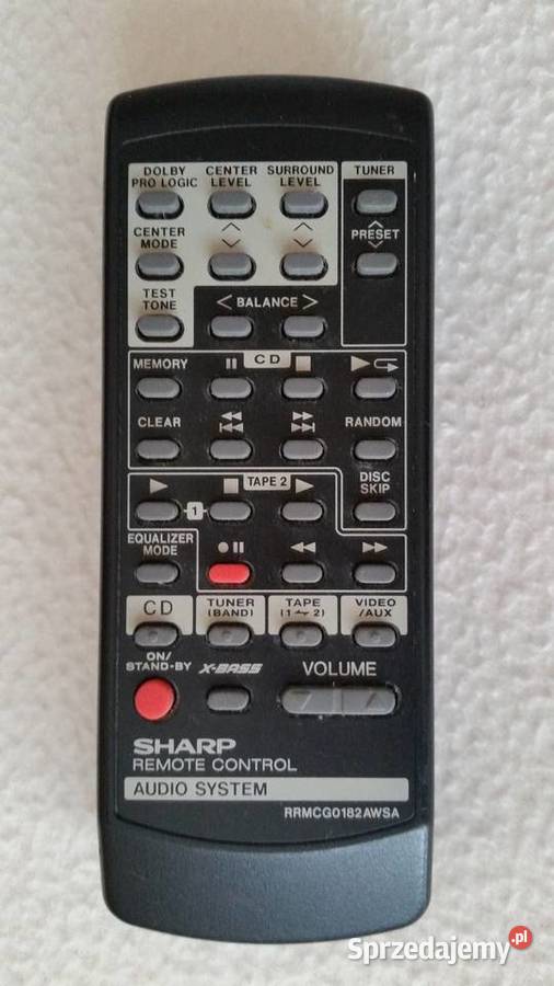 Pilot SHARP Audio System RRMCG0182AWSA Puławy - Sprzedajemy.pl
