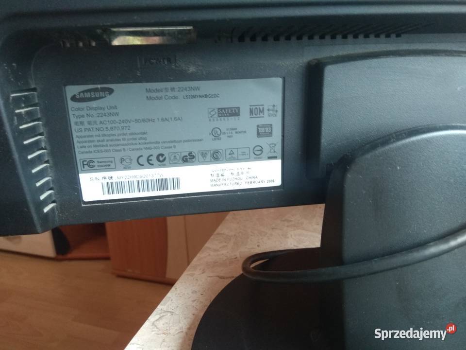 Monitor Samsung 2243 NW Skrzeszowice - Sprzedajemy.pl