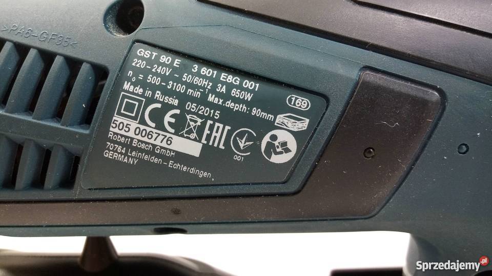 Wyrzynarka BOSCH GST 90 E Professional Białystok - Sprzedajemy.pl