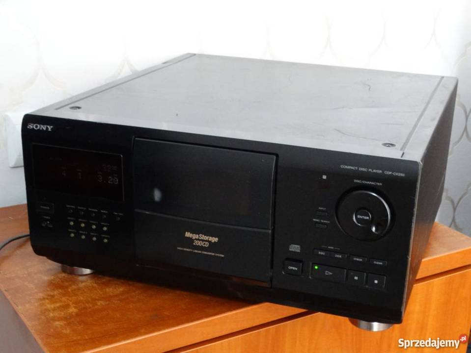 Zmieniarka na 200 CD Sony CDP-CX250 sprawna. WYSYŁKA Jasło - Sprzedajemy.pl