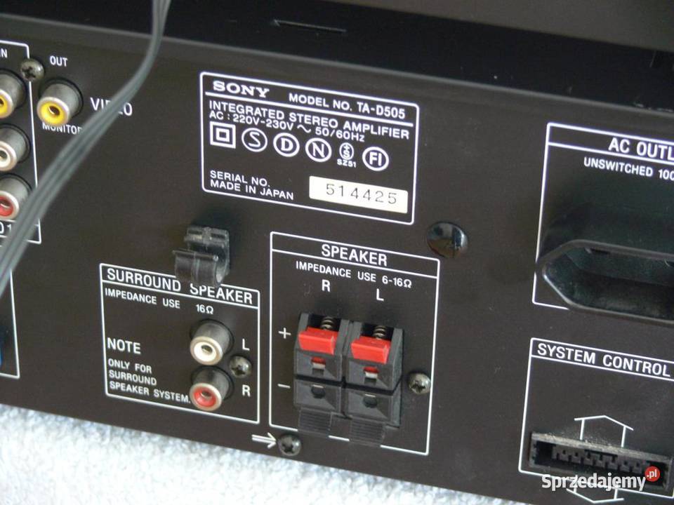 Wzmacniacz, korektor i tuner Sony LBT-D505. WYSYŁKA Jasło - Sprzedajemy.pl