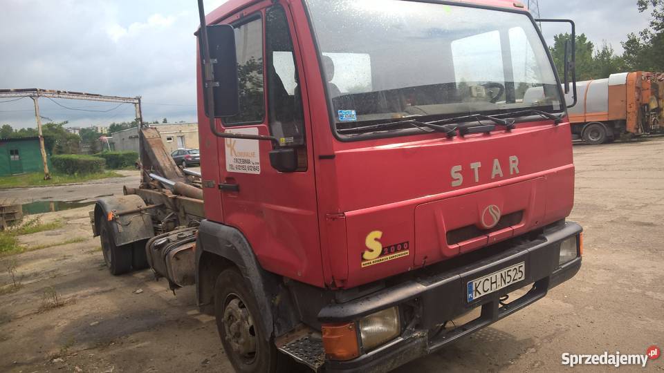 Samochód cieżarowy STAR 12.157 E2 12.0 t hakowiec Trzebinia ...