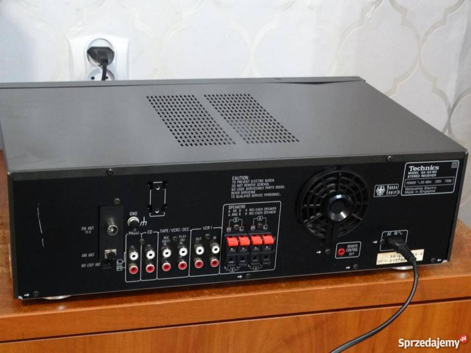 Wzmacniacz z radiem Technics SA-GX180 mocny..WYSYŁKA. Jasło - Sprzedajemy.pl