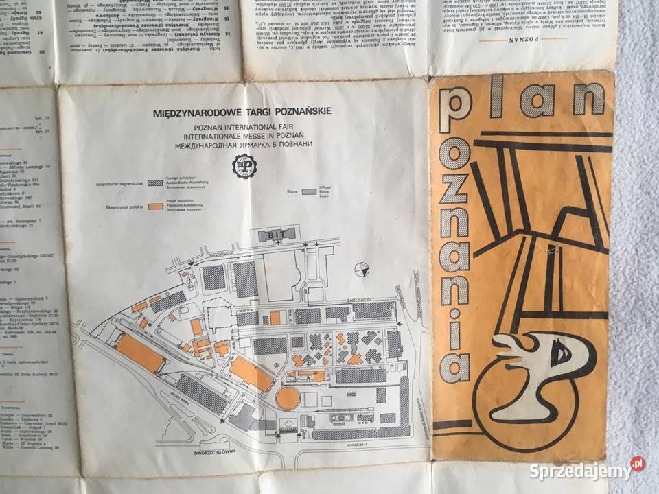 PRL stara mapa Poznań Kołobrzeg - Sprzedajemy.pl