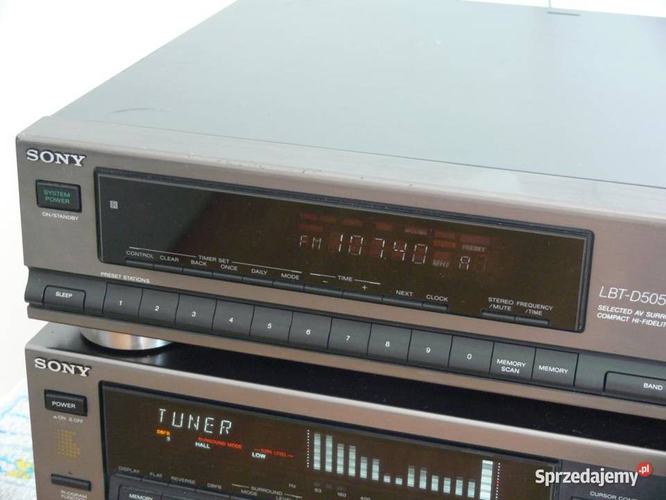 Wzmacniacz, korektor i tuner Sony LBT-D505. WYSYŁKA Jasło - Sprzedajemy.pl