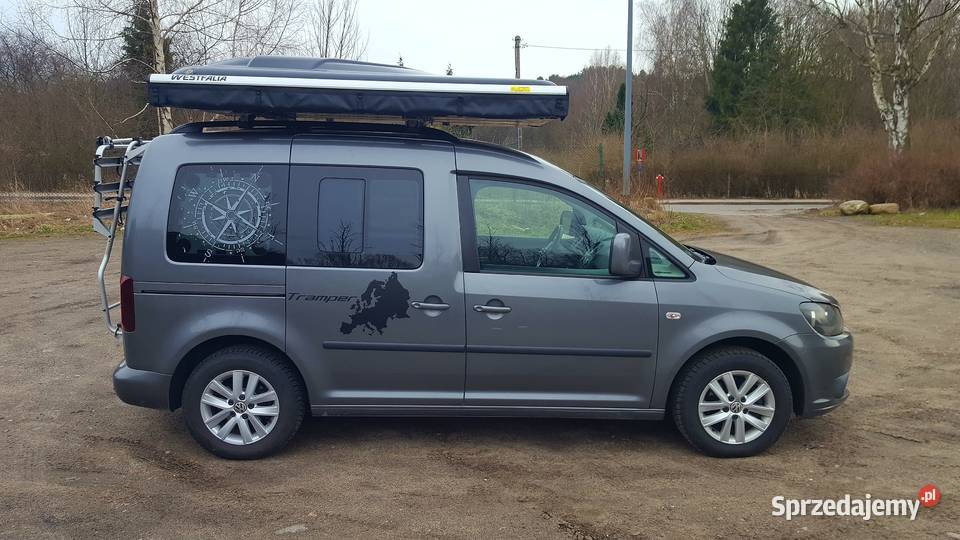 VW Caddy 1,6tdi, TRAMPER, KAMPER, Westfalia, California, 4os Gdańsk ...