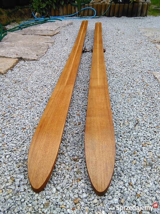 Stare drewniane narty Szklarska Poręba - Sprzedajemy.pl