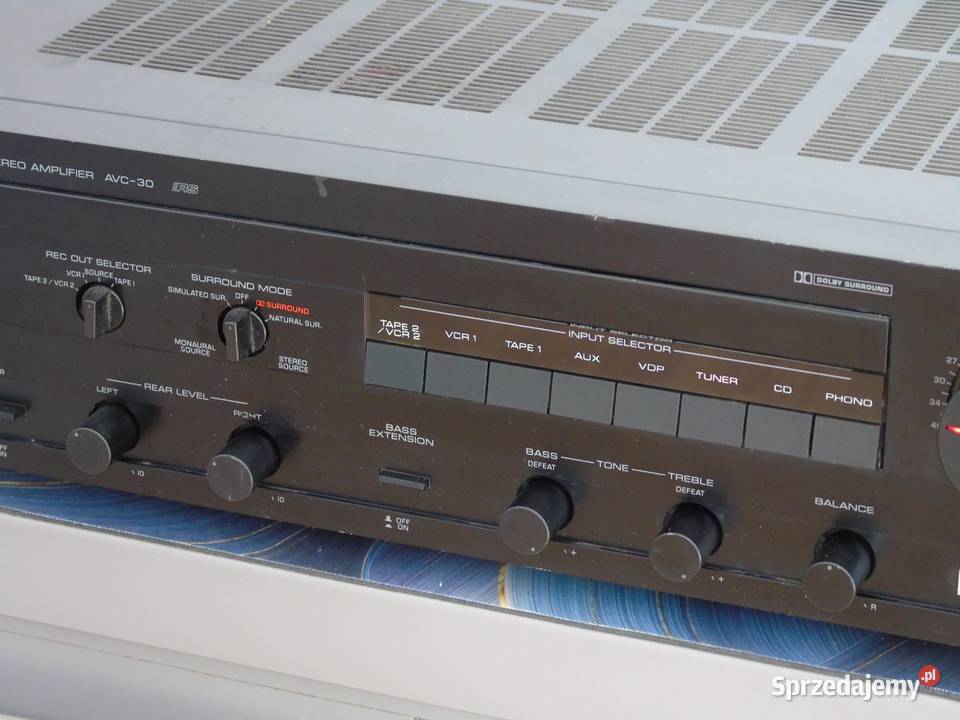 Wzmacniacz Yamaha AVC-30 mocny 550 wat. WYSYŁKA Jasło - Sprzedajemy.pl